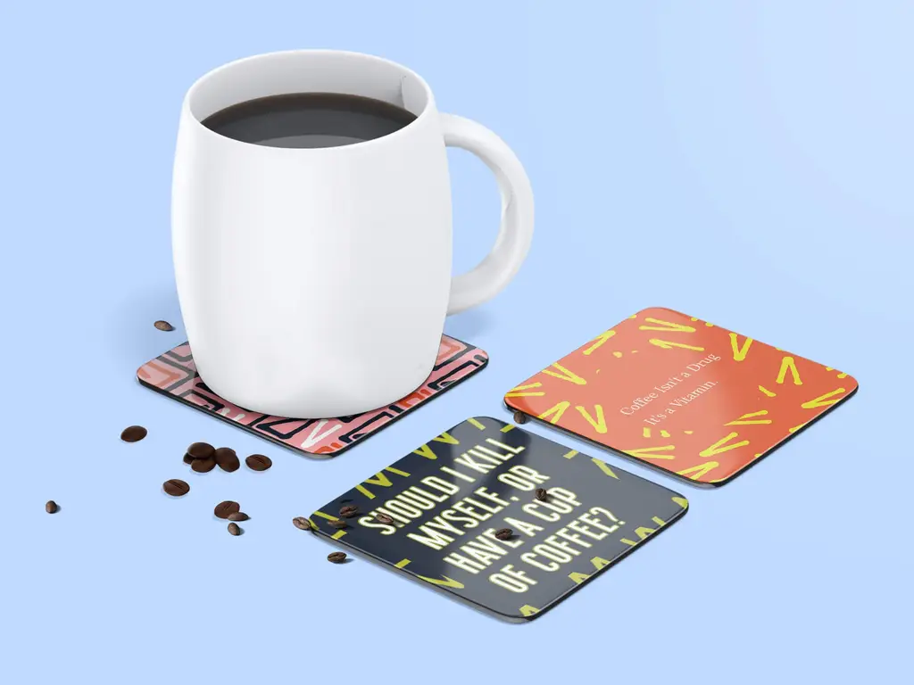 Coaster Printing - Print Customised Coasters Online - Inkmonk