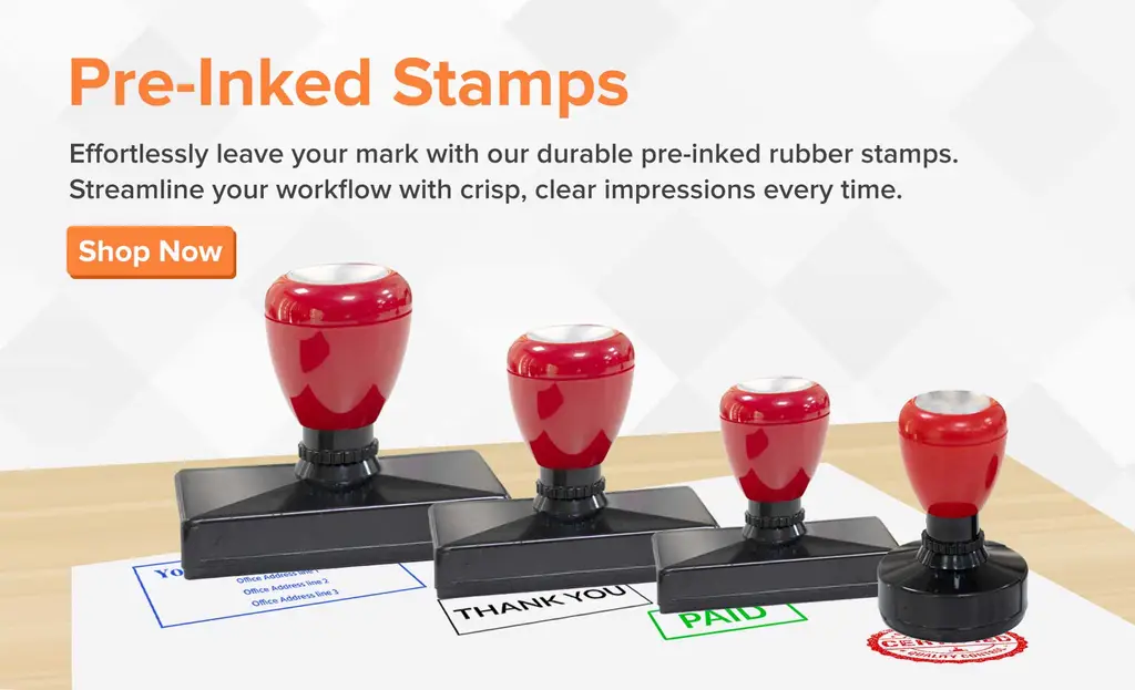 Rubber Stamps Online - Custom Made Stamp Pads - Free Shipping Across ...